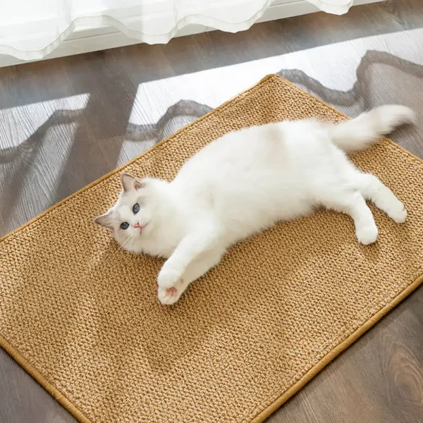 Durable Cat Scratch Pad Mat | Protect Furniture & Trim Claws